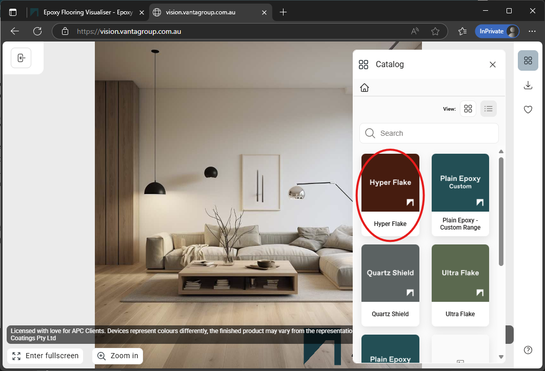 APC Flooring Colour Studio Visualiser | All Purpose Coatings