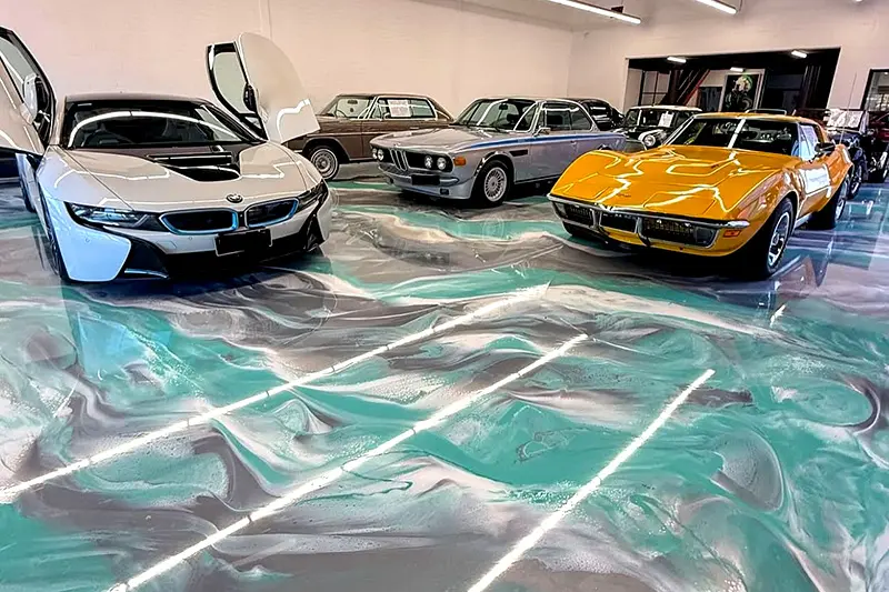 Top 10 Garage or Car Showroom Flooring Ideas | APC Australia